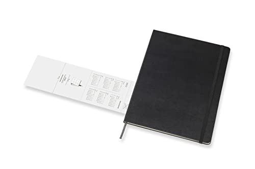 Moleskine Classic 12 Month 2022 Monthly Planner, Hard Cover, XL (7.5" x 9.75"), Black