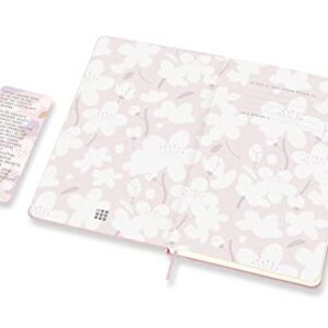 Moleskine Limited Edition Sakura Notebook, Hard Cover, Large (5" x 8.25"), Ruled/Lined, Graphic 1, 240 Pages