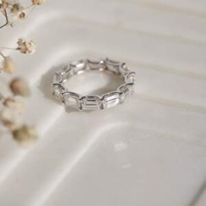 Kobelli East-West Moissanite Eternity Ring - white-gold / 5.5