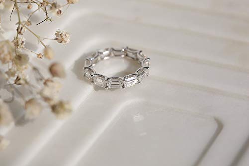 Kobelli East-West Moissanite Eternity Ring - white-gold / 5.5