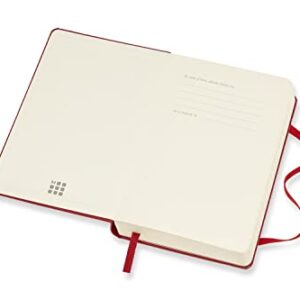 Moleskine Classic 12 Month 2022 Daily Planner, Hard Cover, Pocket (3.5" x 5.5"), Scarlet Red