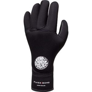 rip curl flashbomb 7/5mm mitten black, m