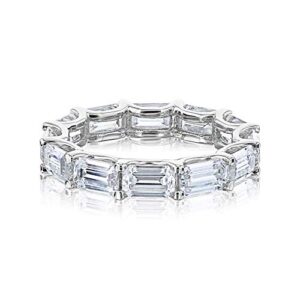 kobelli east-west moissanite eternity ring - white-gold / 5.5