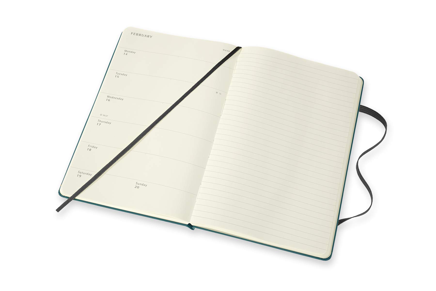 Moleskine Limited Edition Le Petit Prince 18 Month 2021-2022 Weekly Planner, Hard Cover, Large (5" x 8.25"), Roses