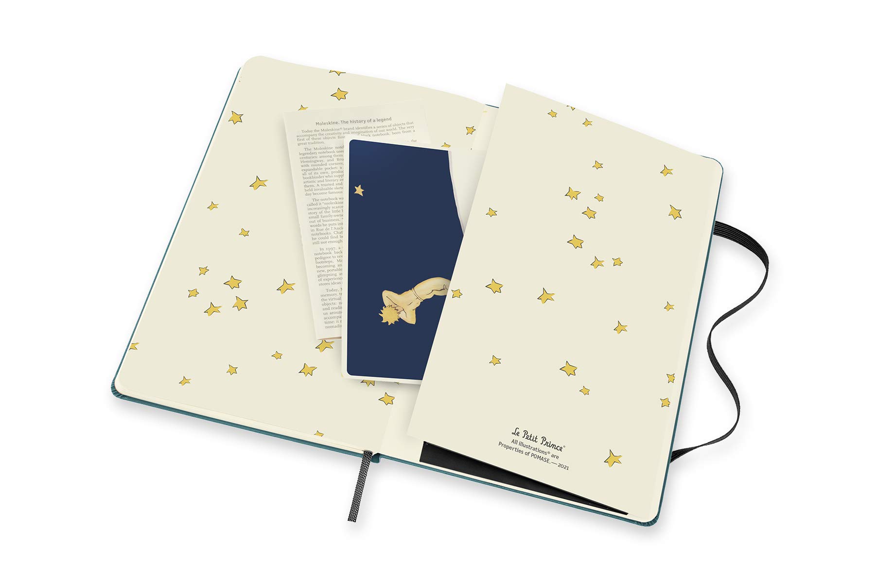 Moleskine Limited Edition Le Petit Prince 18 Month 2021-2022 Weekly Planner, Hard Cover, Large (5" x 8.25"), Roses