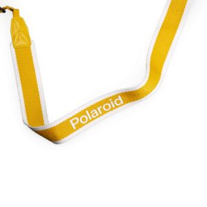 Polaroid Camera Strap Flat – Yellow Stripe