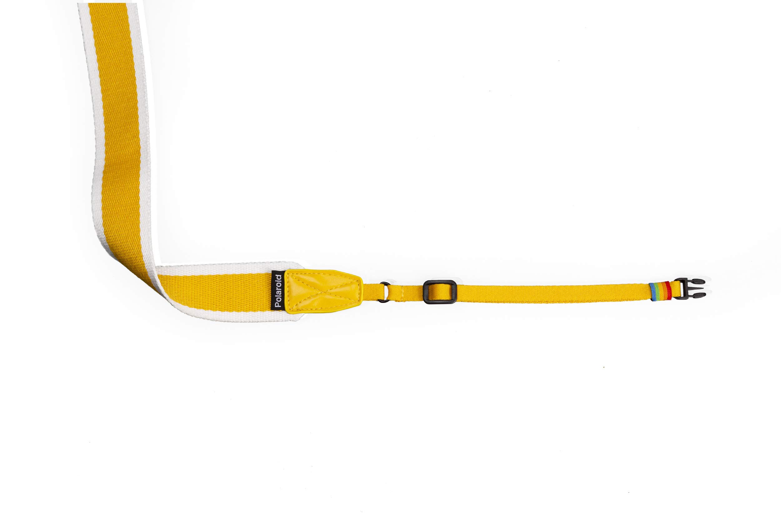 Polaroid Camera Strap Flat – Yellow Stripe