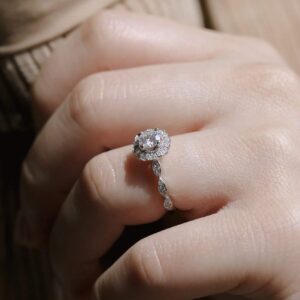 Kobelli Moissanite The Floral Spring Ring - 8.0 / Forever One D-E-F