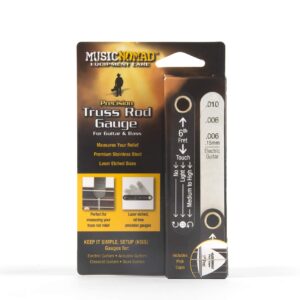 MusicNomad Precision Truss Rod Neck Relief Gauge Tool (MN600)