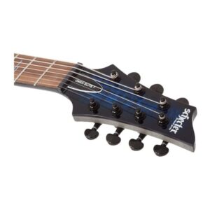 Schecter Omen Elite-7 Electric Guitar - See Thru Blue Burst