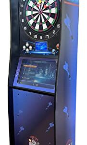 Heavy Duty Electronic Non Coin Operated Take Aim Dart Machine with 23" Monitor