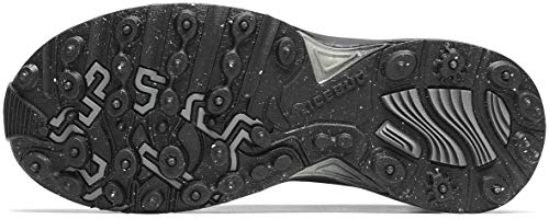 Icebug Mens Speed2 BUGrip Hiking Boot with Carbide Studded Traction Sole, Black, 09.0