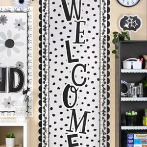 Black Painted Dots on White Better Than Paper® Bulletin Board Roll