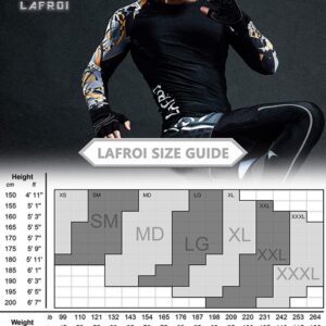 LAFROI Men's 2-Pack Quick Dry Cool Compression Fit Tights Leggings Waistband-YSK08 Warrior Size MD