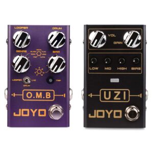 joyo r-06 looper drum machine bundle with r-03 metal distortion effect pedals for electric guitar most frequently combination budget