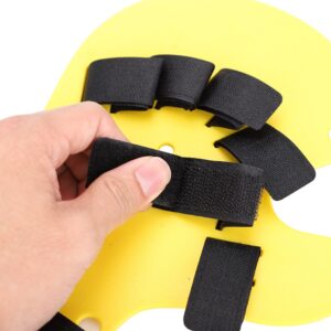 Yosoo Finger Orthotics, Finger Training Board Finger Splint Fingerboard, Finger Training Device for Stroke Hemiplegia Apoplexy Traumatic Brain Injury Men Women(Yellow)