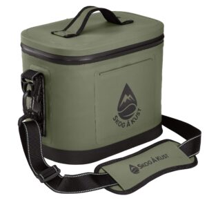 Skog Å Kust ChillSåk Airtight & Leakproof Soft Cooler Bags | Flip 6 Can Olive Green