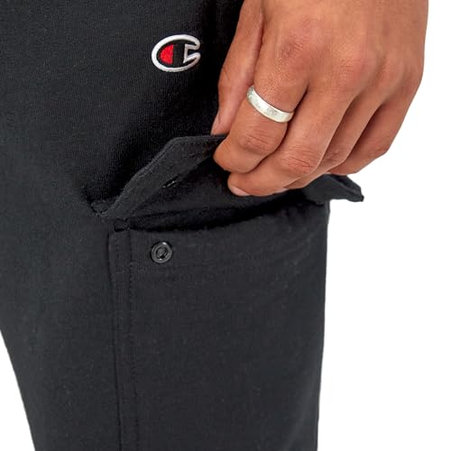 Champion Men's Cargo Joggers, Powerblend, Fleece Midweight Men's Joggers (Reg. or Big & Tall)