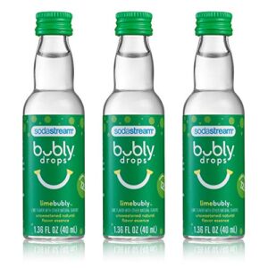 sodastream bubly drops, lime, 1.36 fl oz (pack of 3)