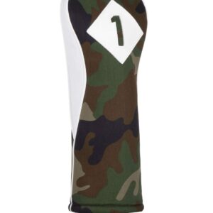 Titleist Golf- Woodland Leather & Cotton Twill Driver Headcover Camo Collection