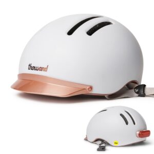 thousand adult bike helmet - chapter collection - supermoon white, small, mips