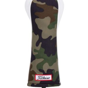 Titleist Golf- Woodland Leather & Cotton Twill Driver Headcover Camo Collection