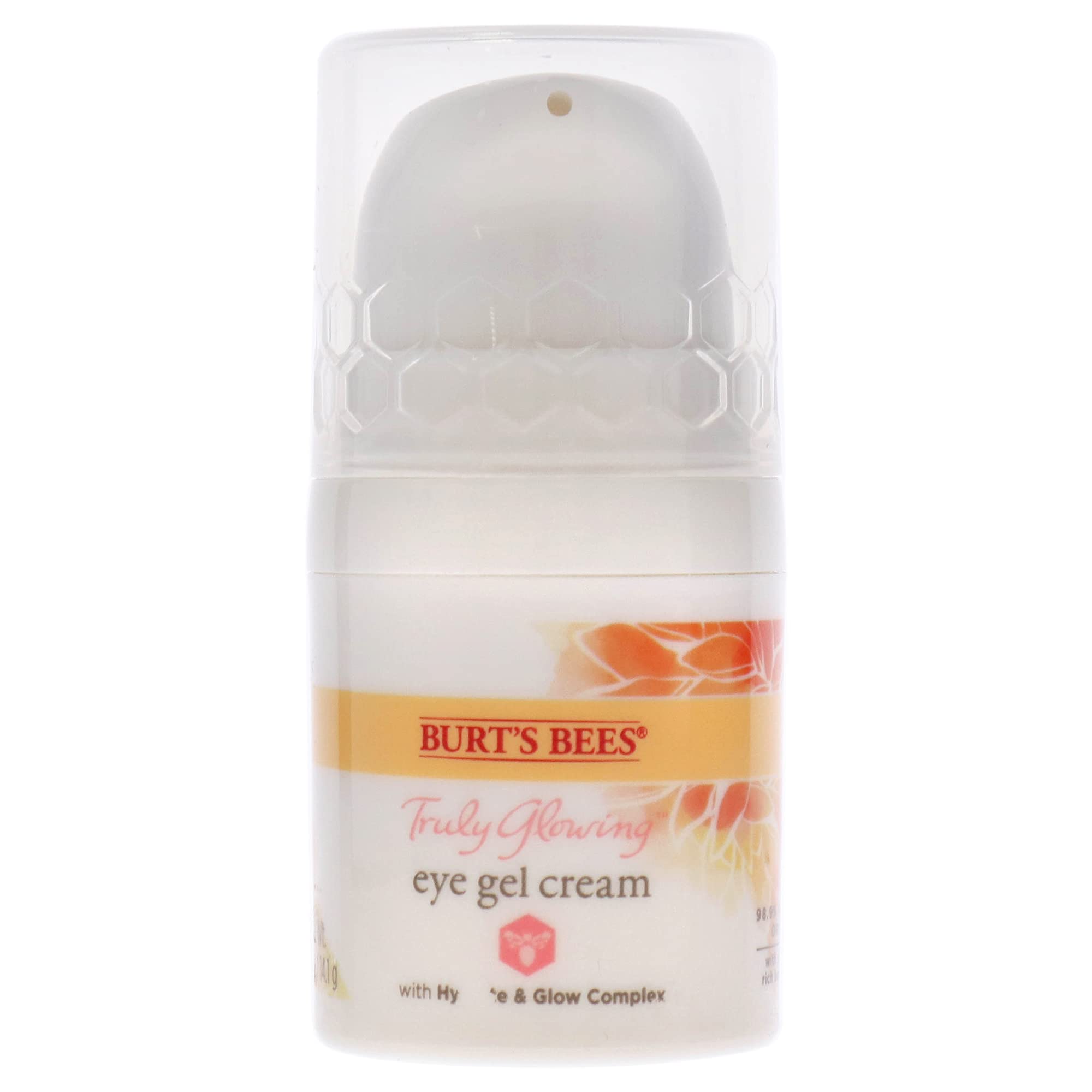 Burt's Bees Truly Glowing Eye Gel Cream Unisex 0.5 oz, White