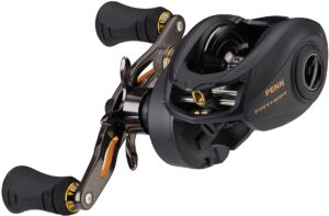 penn fathom low profile reel black gold 9.2 oz