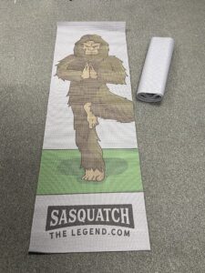 sasquatch - big foot non-slip yoga mat