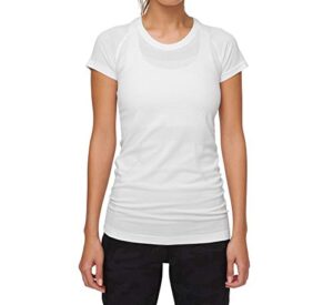 lululemon swiftly tech short sleeve crew (white, 4)