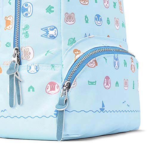 Controller Gear Animal Crossing - Small Backpack Mini Bookbag Travel Bag for Console & Accessories - Outdoor Pattern