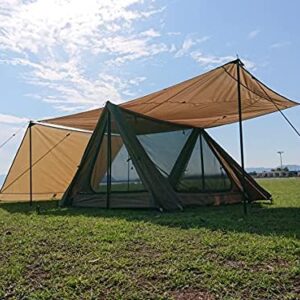 OneTigris Waterproof Tent Footprint, 81" x 65"