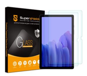 supershieldz (2 pack) designed for samsung galaxy tab a7 (10.4 inch) screen protector, (tempered glass) anti scratch, bubble free