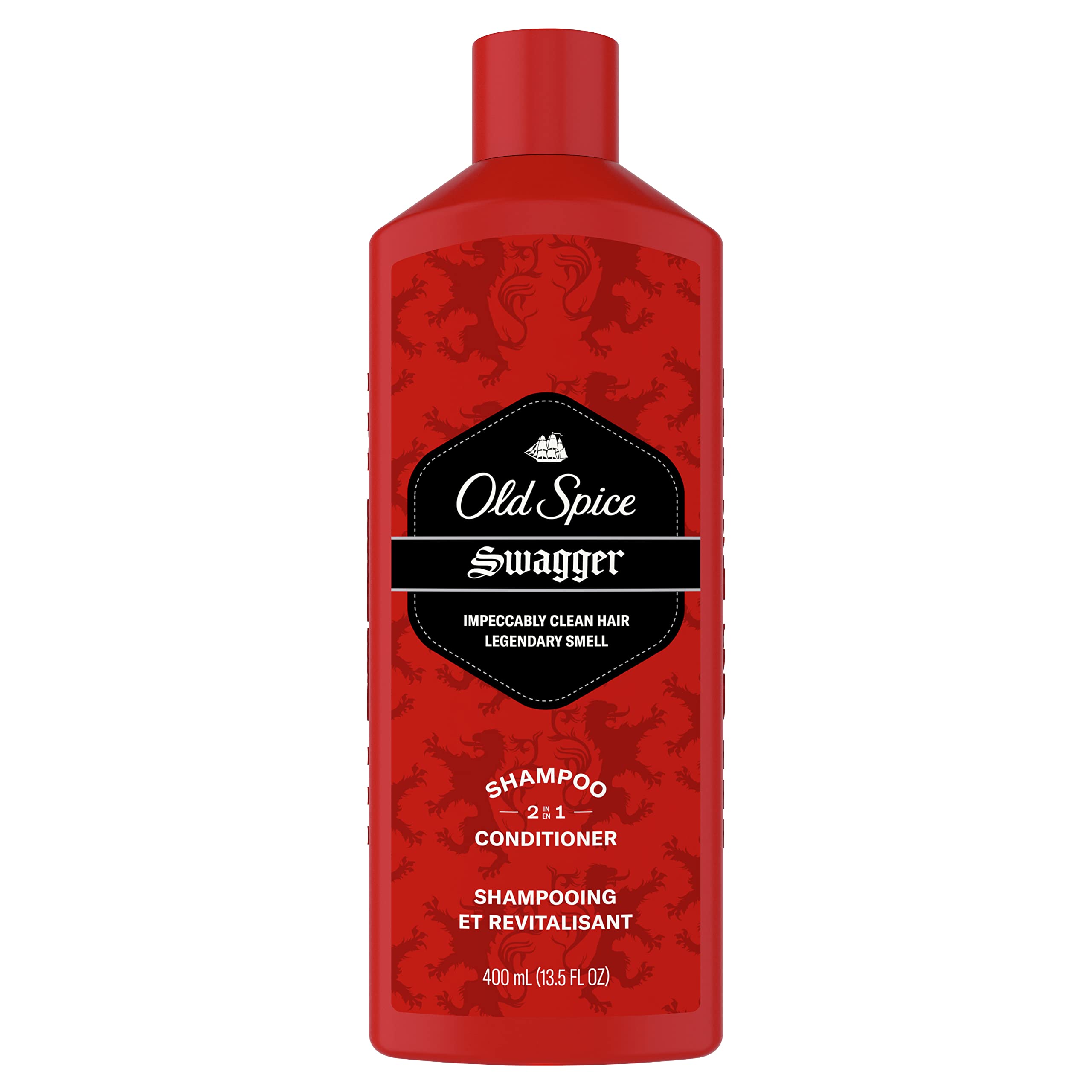 Old Spice Swagger 2in1 Shampoo & Conditioner for Men, 13.5 Fl Oz, 5.449 Fl Oz