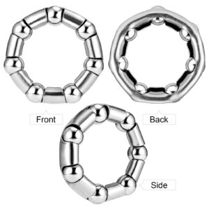 Jaceyon Bike-Ball-Bearing, Bicycle-Crank-Bearings, 5/16" x 7-Balls-Bike-Crank -Bearing, 4 Pcs Replacement MTB Part for Bike Crank or Bottom Bracket