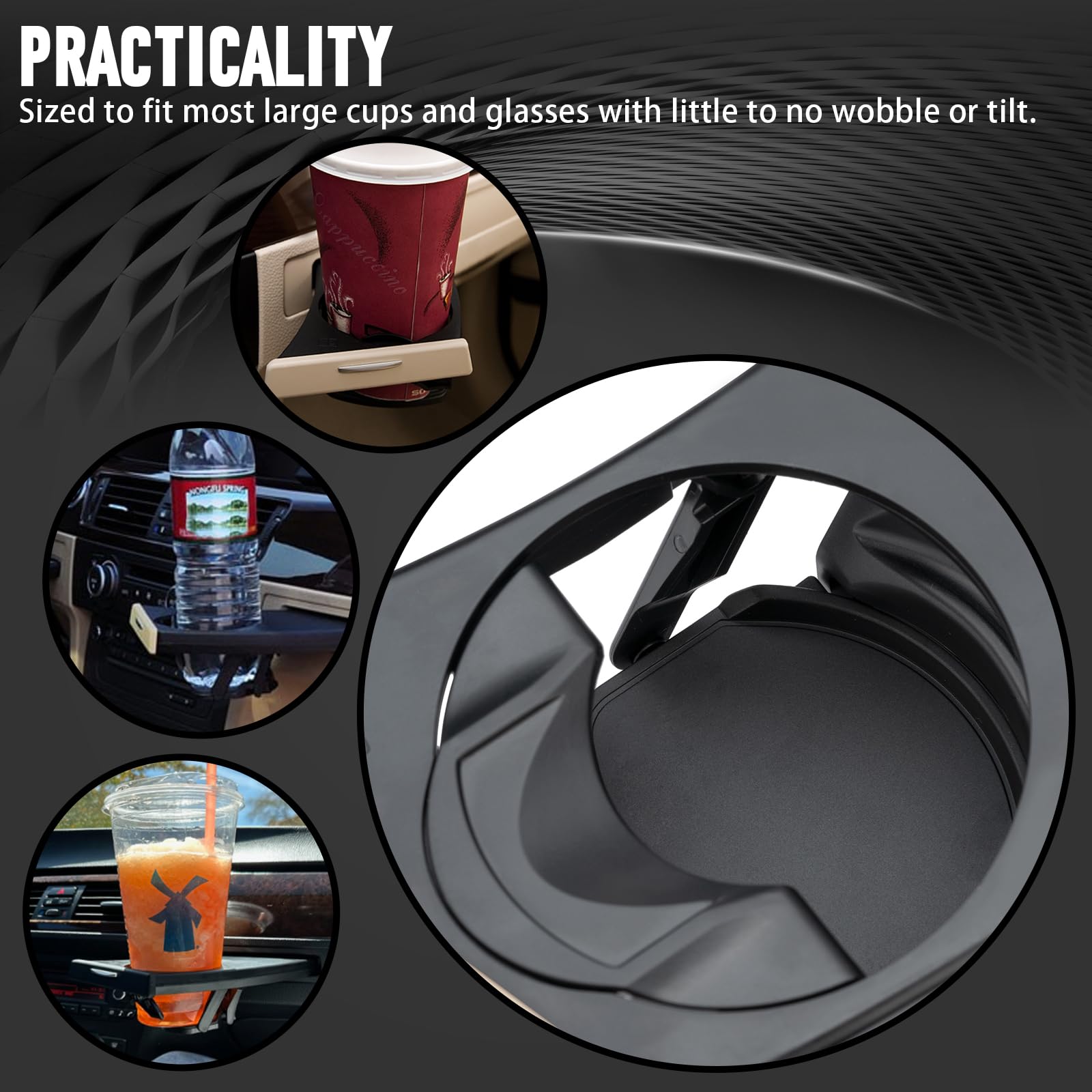 WEILEITE Replacement Cup Holder Compatible with BMW 3 Series E90 E92 328i E93 E91 335i 330i 325i 325xi 328xi 323i 330xi 335xi 335is 335d 2006-2013 Replace 51459173467(Front Left Driver Side)