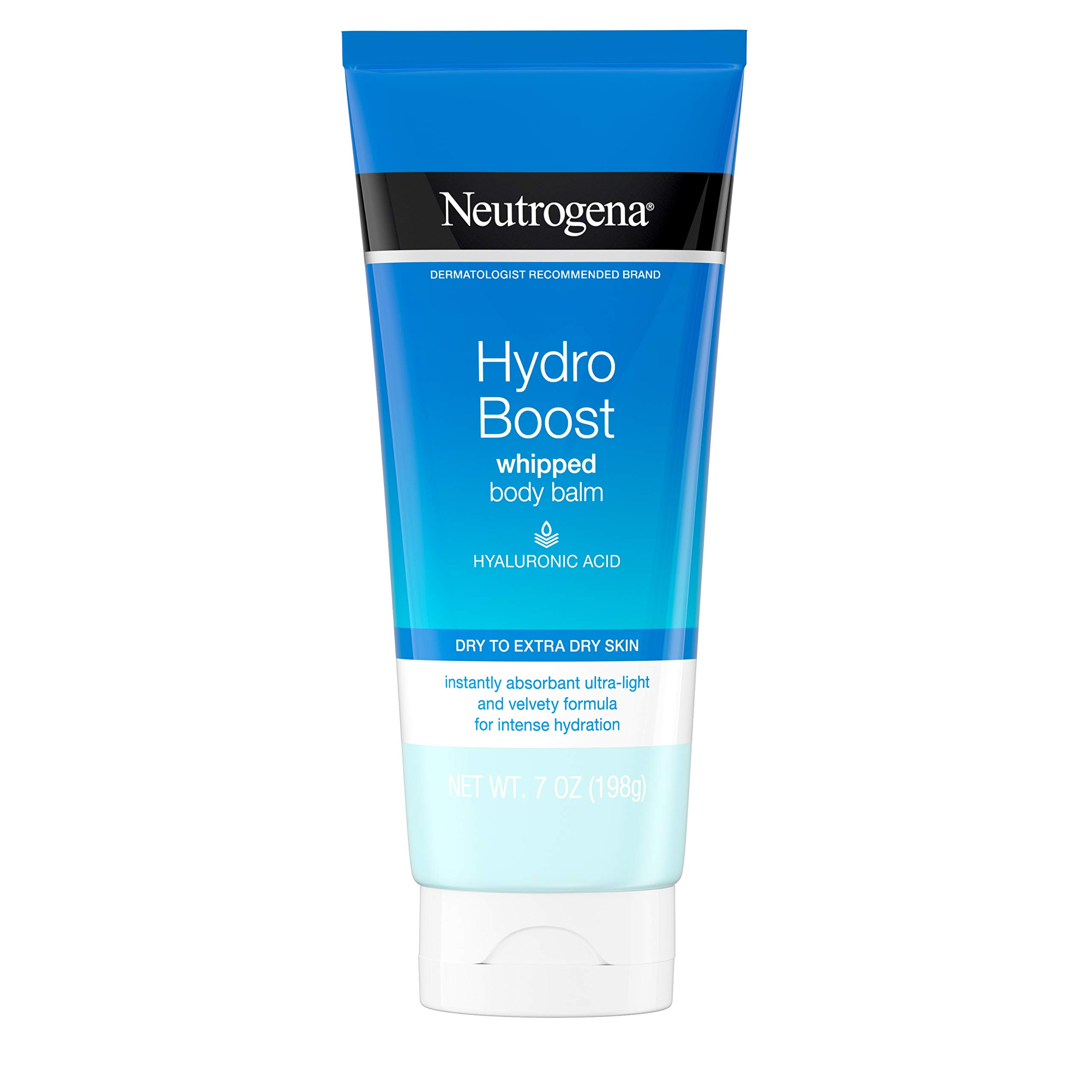 Neutrogena Hydro Boost Whipped Body Balm with Hydrating Hyaluronic Acid for Dry to Extra Dry Skin, Lightweight & Non-Greasy Daily Moisturizing Balm, 7 oz 1 ea (Pack of 3)