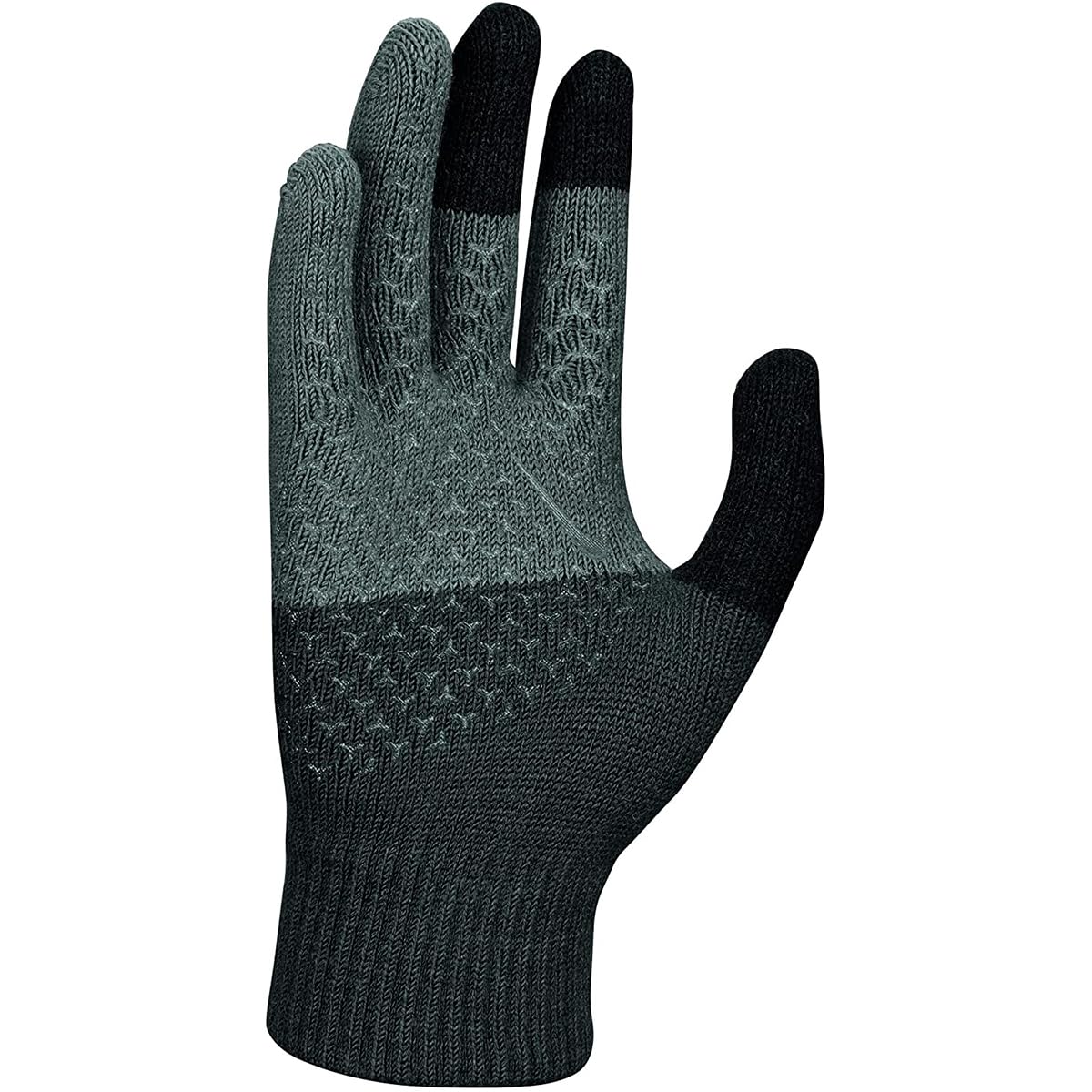 Nike Unisex – Adult's Knitted Tech and Grip Gloves, Gray, L-XL