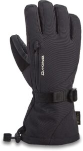 dakine women's sequoia gore-tex snowboard & ski gloves, black, small