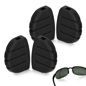 impresa [2 pairs] nose pads for maui jim sport and martini sport sunglasses - replacement nose piece - easy slip on nose pads - silicone sunglass nose pads parts