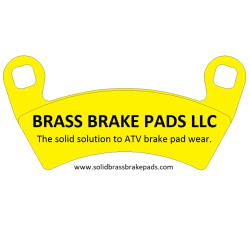 Brass Brake Pads (2 Pair) compatible with Can-Am 715900379, 715900380, 715900386, 715900387