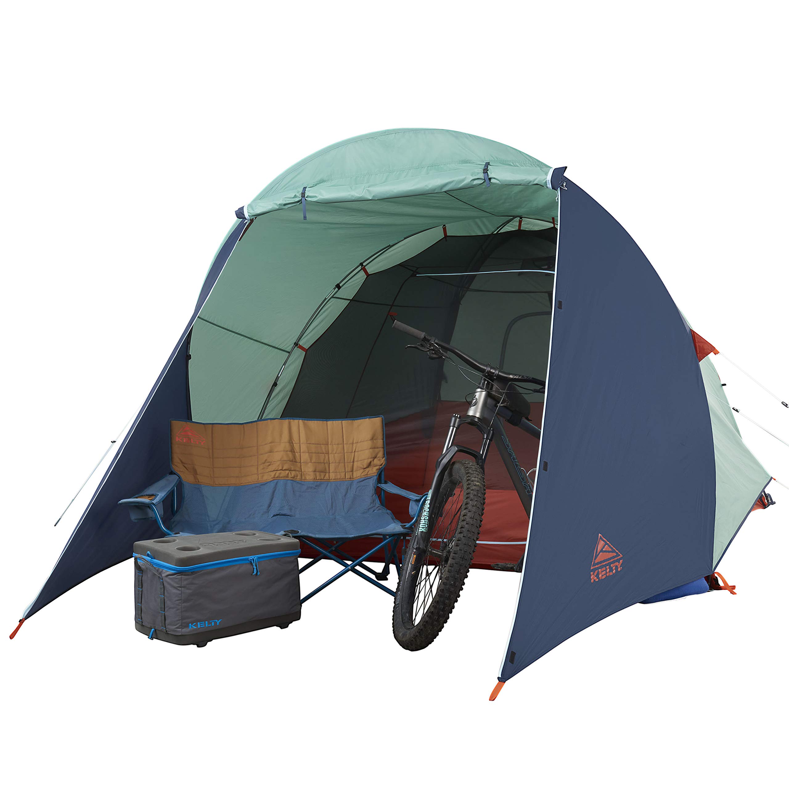 Kelty Rumpus 4-4 Person Freestanding Car Camping Festival Camping, Family Tent with Extra Large Vestibule, 2021