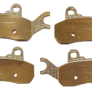 Brass Brake Pads (2 Pair) compatible with Can-Am 715900379, 715900380, 715900386, 715900387