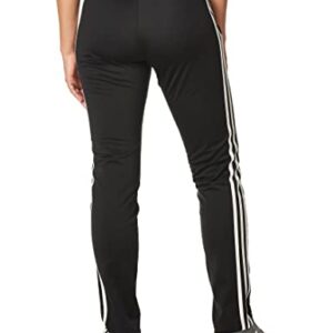 adidas Women's Warm-Up Tricot Regular 3-Stripes Track Pants, Black, Medium