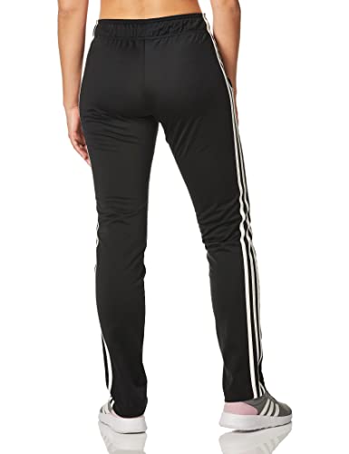 adidas Women's Warm-Up Tricot Regular 3-Stripes Track Pants, Black, Medium