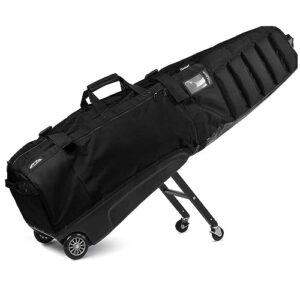 sun mountain clubglider meridian golf travel bag (black)