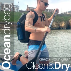 Oceandrybag - Waterproof Dry Bag backpack - Floating Dry Sack Portable for Kayaking, Beach, Rafting, Boating, Hiking, Camping, Fishing with Waterproof Phone Case - Keep Your Gear Clean & Dry