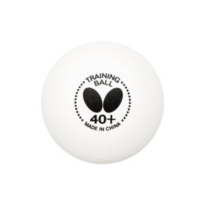 butterfly 40+ training table tennis ball - white, 40mm training balls - box of 120 - 40+ training balls are comparable to a three-star ball