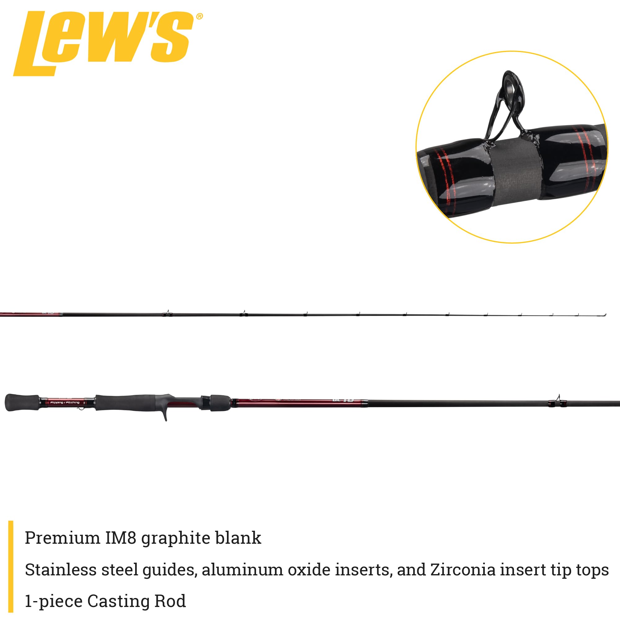 Lew's KVD Series Graphite Casting Rod 7'10" Flipping Pitching