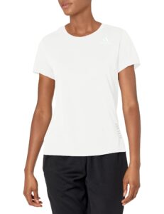 adidas women's heat.rdy tee, white/white, x-large